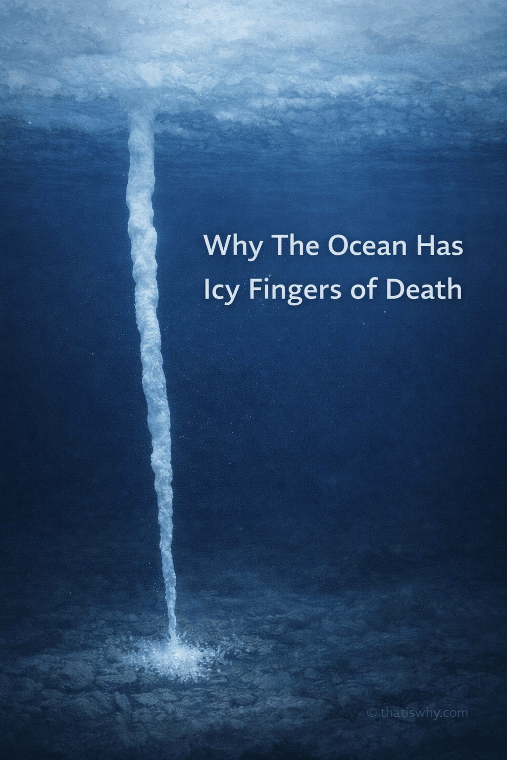 Why The Ocean Has Icy Fingers of Death - That is why