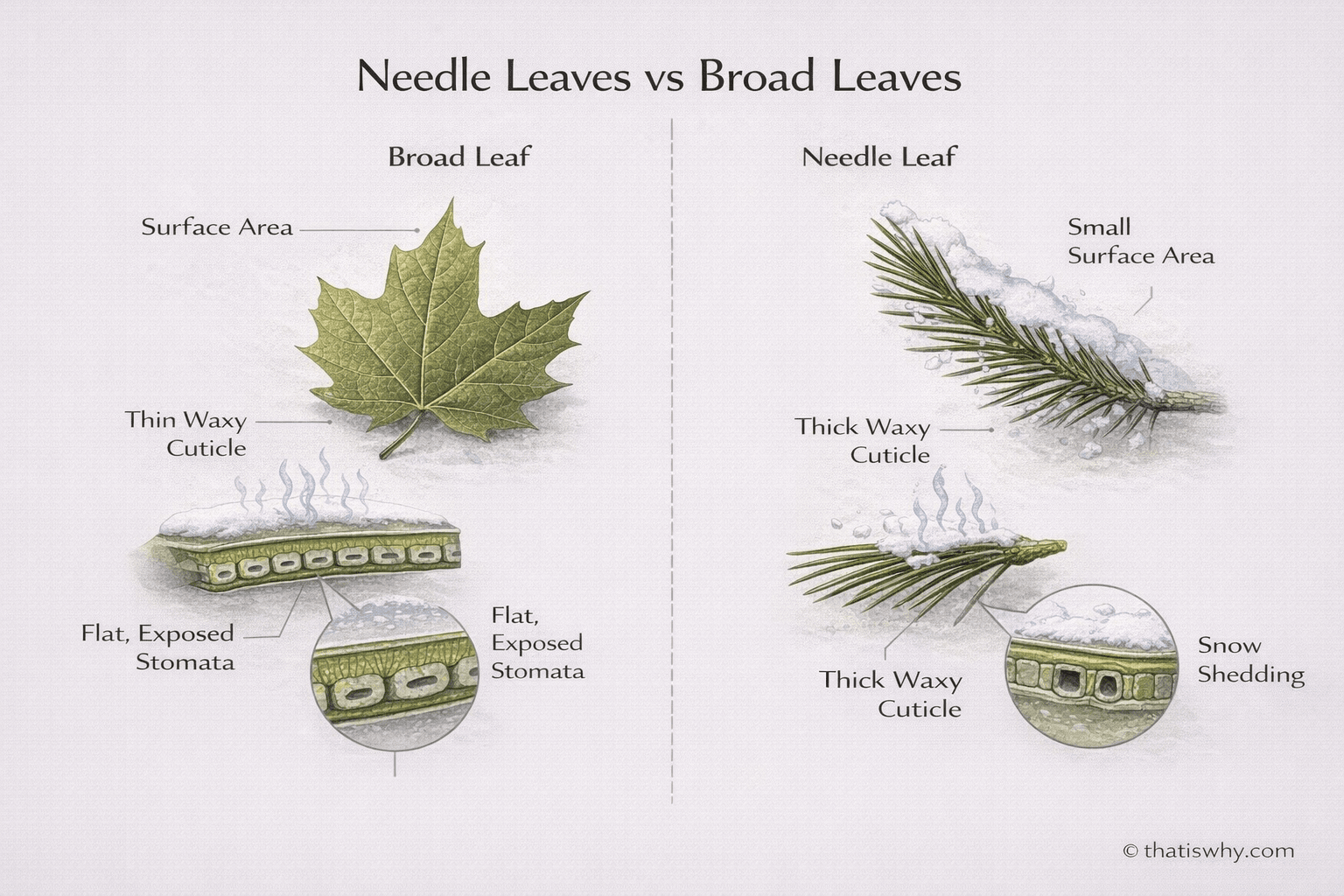Why Some Trees Have Needles - That is why